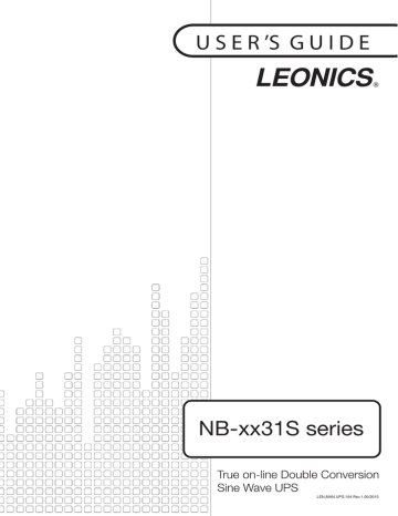 LEONICS NB-xx31S User’s Guide | Manualzz