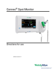 Hill-Rom Connex® Spot Monitor Instructions for use | Manualzz