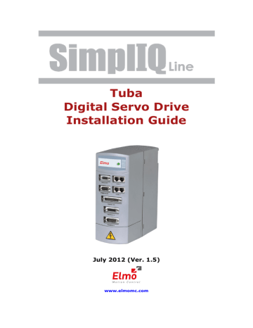 Elmo Tuba Servo Drive Installation Guide | Manualzz