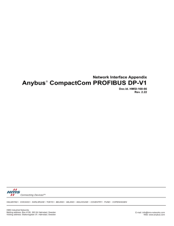 Anybus AB6380 CompactCom B30 Brick - PROFIBUS Guide | Manualzz