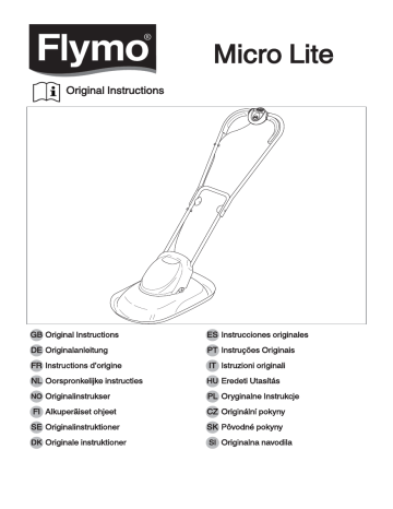 Flymo Micro Lite Electric Hover Mower Owners manual | Manualzz