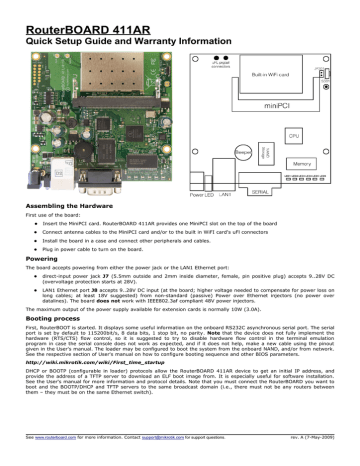 MikroTik RouterBOARD 411AR Quick Setup Guide | Manualzz