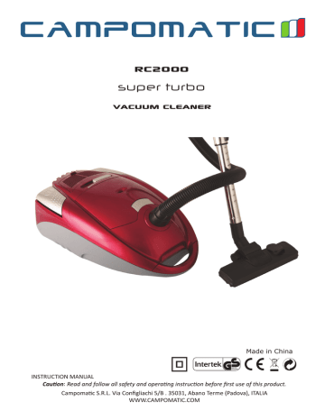 Campomatic RC2000 Owner's Manual | Manualzz