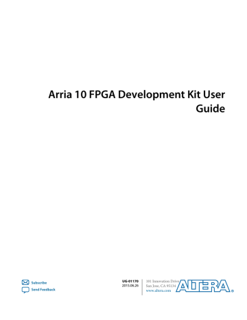 Arria 10 GX FPGA Development Kit User Guide | Manualzz