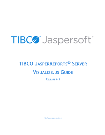 JasperReports Server Visualize.js User Guide | Manualzz