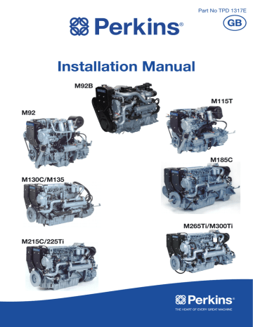 11.2 M225Ti, M215C and M185C Engines. Perkins M92B | Manualzz