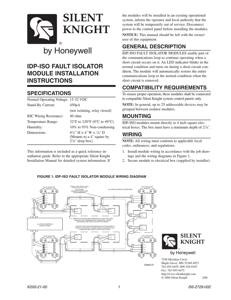 Facility Maintenance & Safety SK-ISO Fault Isolator Module Silent ...