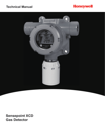 Sensepoint XCD Gas Detector Technical Manual | Manualzz