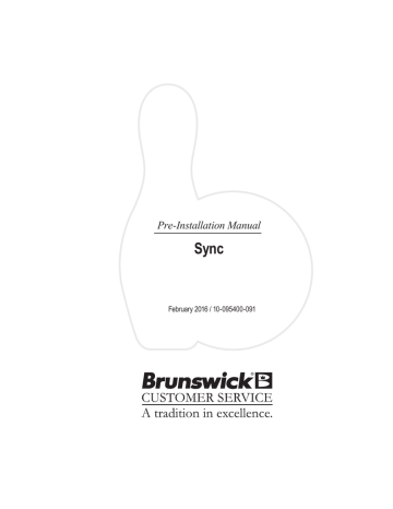 Brunswick Sync Scoring System Pre-Installation Manual | Manualzz