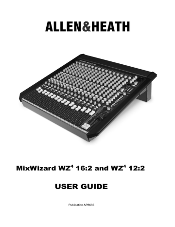 ALLEN & HEATH MixWizard WZ4 12:2 User manual | Manualzz