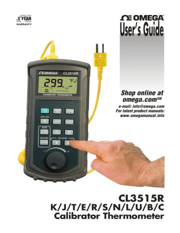 Omega CL3515R Owner Manual | Manualzz