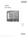 Simplex 4100U Fire Alarm Operator's Manual | Manualzz