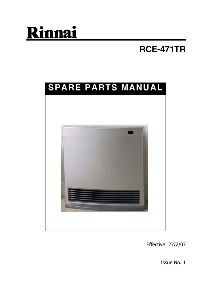 Rinnai Spectrum Spare Parts | Reviewmotors.co