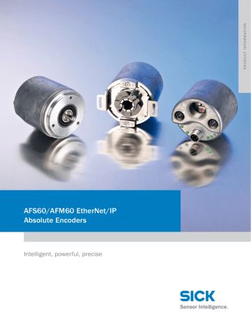 Sick AFS60/AFM60 EtherNet/IP Absolute Encoders Product information ...