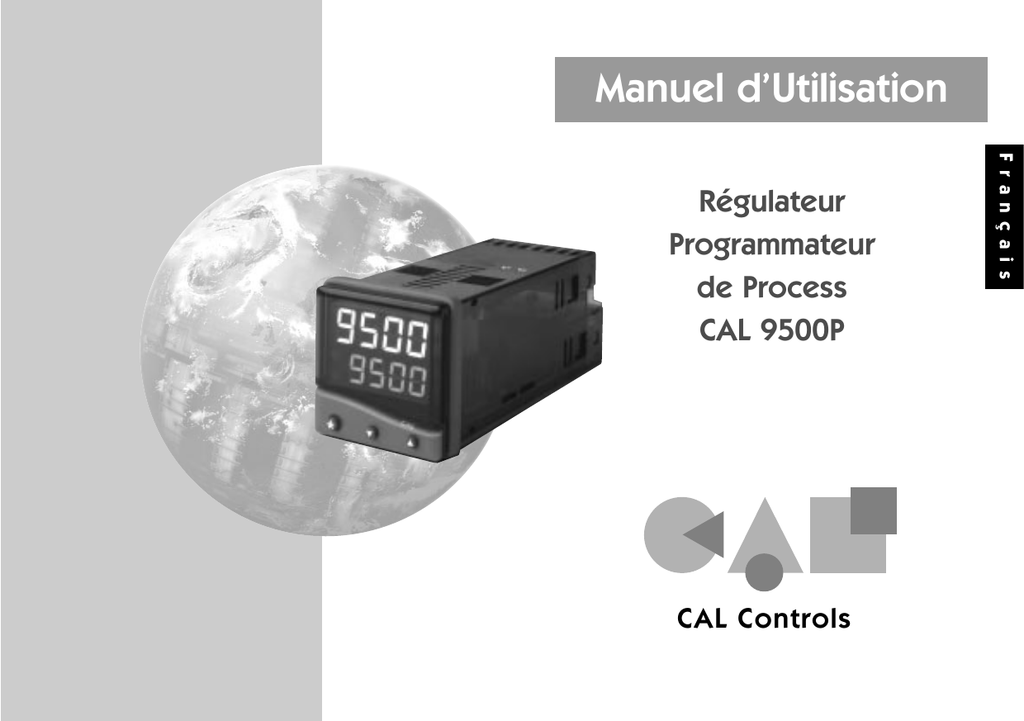 Cal 9500P Régulateur monoboucle Manuel utilisateur | Manualzz