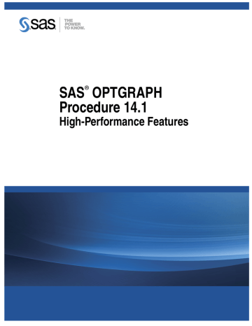 SAS OPTGRAPH Procedure 14.1 High-Performance Features - User Manual | Manualzz