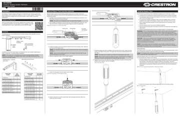 Crestron CSS-DRAPERY Installation guide | Manualzz