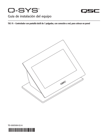 QSC TSC-7T Quick Start Guide | Manualzz