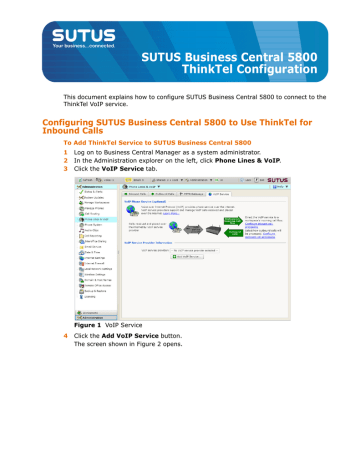 SUTUS Business Central 5800 Configuration Manual | Manualzz
