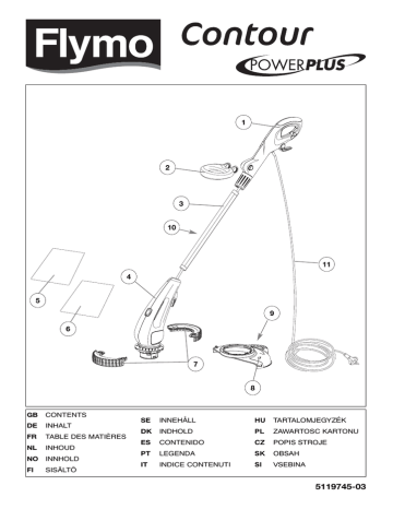 Flymo Contour 700 Power Plus, CONTOUR POWER PLUS De handleiding | Manualzz