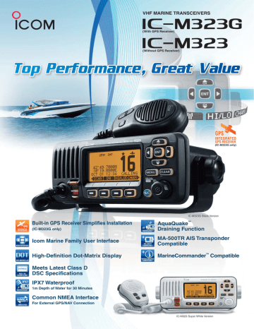 ICOM IC-M323 Specification | Manualzz
