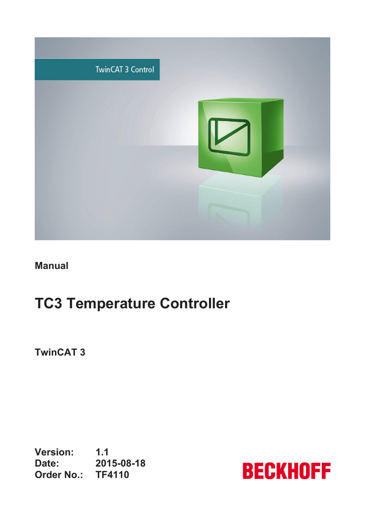 Beckhoff Tc3 Manual Manualzz