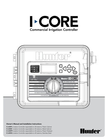Hunter i-core IC-600PL Owner's Manual | Manualzz
