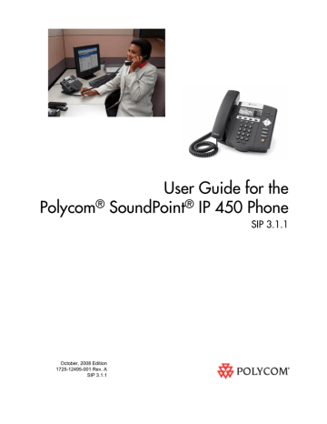 Poly SoundPoint IP 450 User Guide | Manualzz