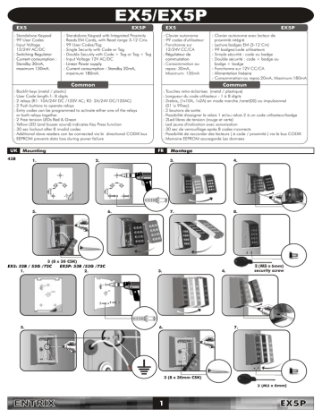 xpr EX5 manual | Manualzz