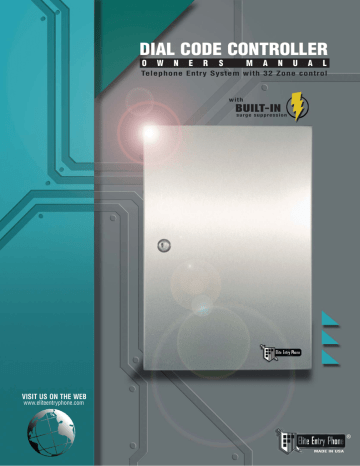 Dial Code Controller Owners Manual | Manualzz