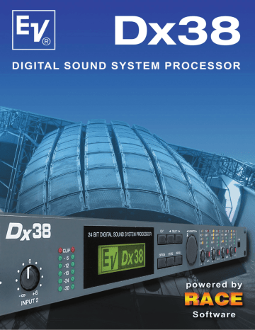 Electro-Voice Dx38 Specifications | Manualzz