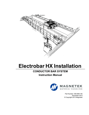 Conductor Bar HX Electrobar Instruction Manual | Manualzz