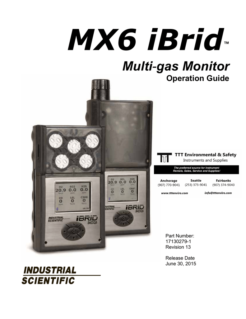 MX6 iBrid Multi Operation Guide ™ | Manualzz