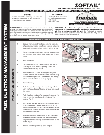 Fuelpak Fuel Management System Installation Instructions | Manualzz