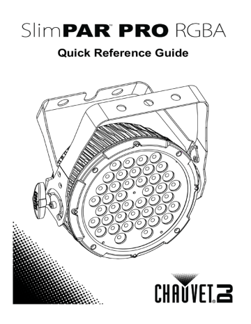 CHAUVET DJ SlimPAR PRO RGBA Quick Reference Guide | Manualzz
