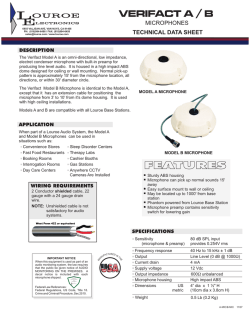Avigilon ACC-MIC - Data Sheet, installation Guide | manualzz.com