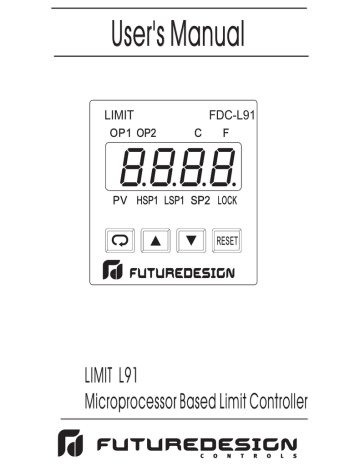 Limit Controller L91 L91 User's Manual | Manualzz