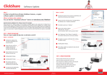 Barco ClickShare Software Update Instructions | Manualzz