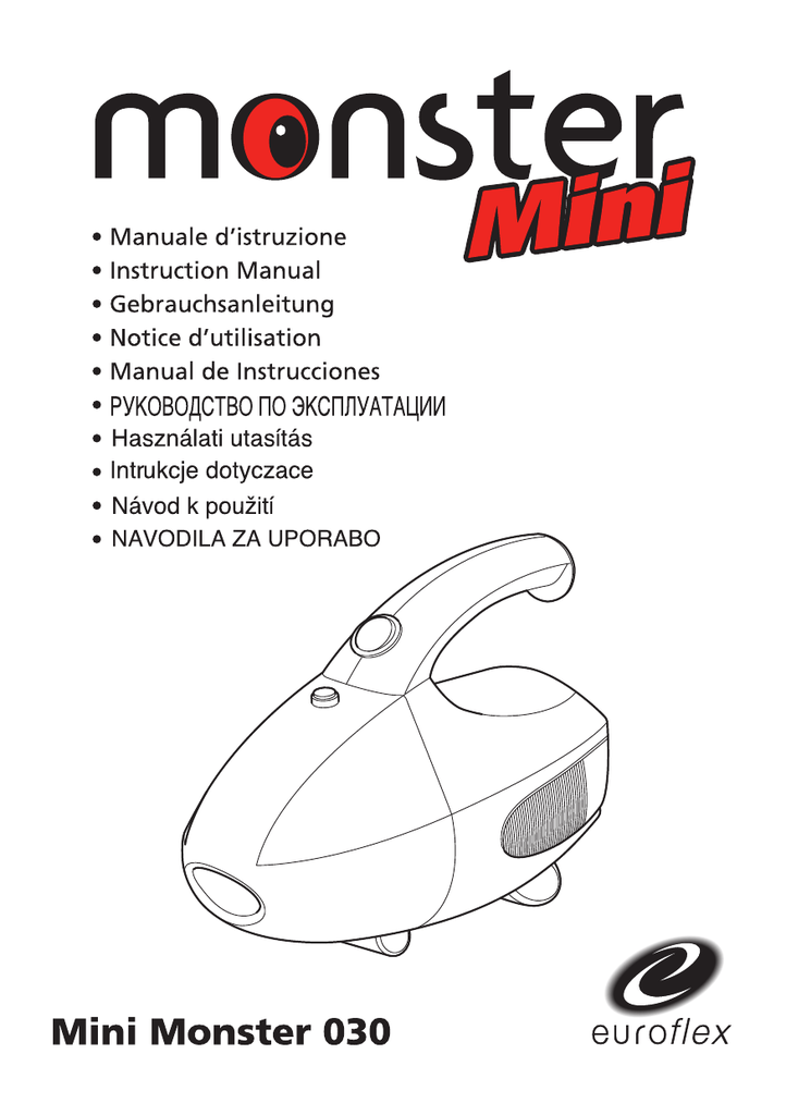 Euroflex Mini Stick Monster 060 Instruction manual | Manualzz