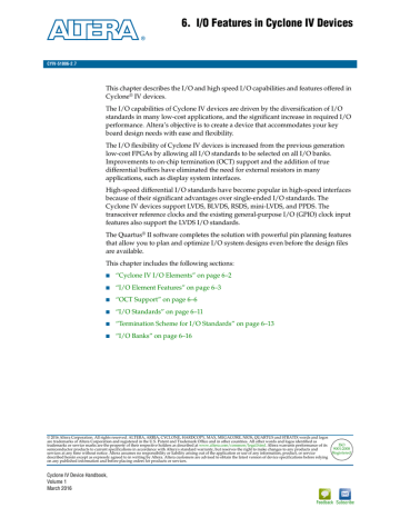 Cyclone IV FPGA Device Handbook | Manualzz