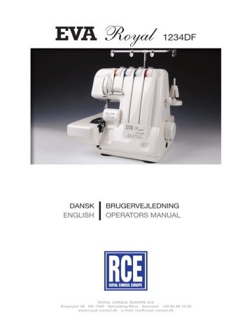 Royal Consul Europe EVA Royal 1234 DF Operator's Manual | Manualzz