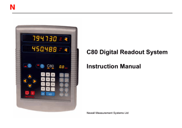 Newall C80 Instruction manual | Manualzz
