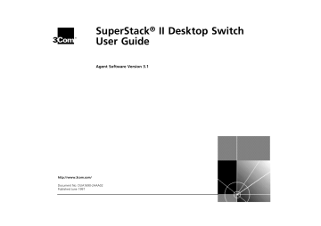 SuperStack II Desktop Switch User Guide | Manualzz
