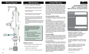 Midmark Scavenging Systems Wiring diagram | Manualzz