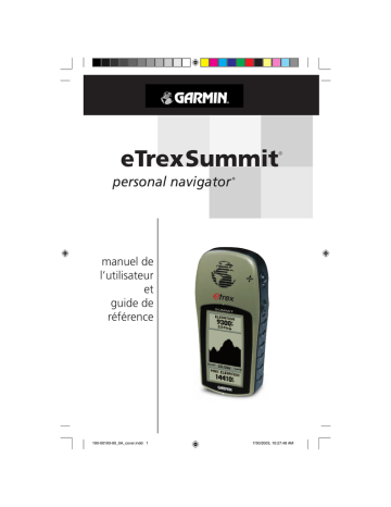 Garmin eTrex Summit Mode d'emploi | Manualzz
