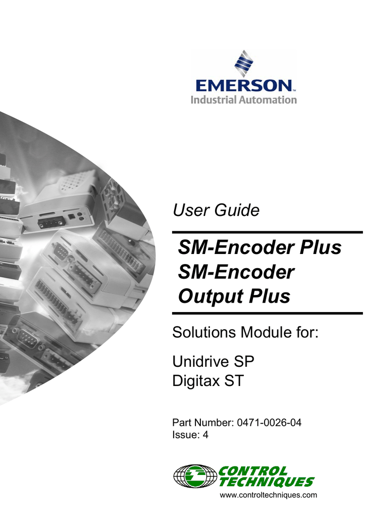 SM_Encoder Plus_Encoder Output Plus UG Iss4 | Manualzz