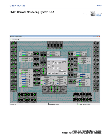 Meyer Sound RMS 5.9.1 User Guide | Manualzz