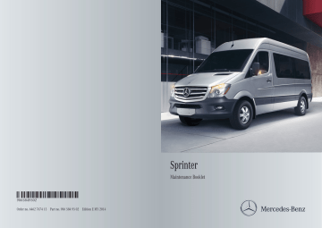 Sprinter Maintenance Booklet | Manualzz
