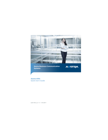 Aastra 650c Quick User's Guide | Manualzz