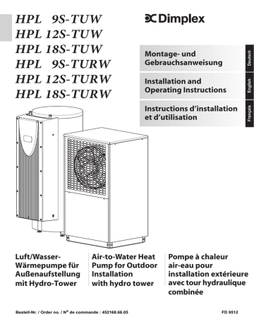 Dimplex LA 12S-TU Installation And Operating Instructions Manual | Manualzz